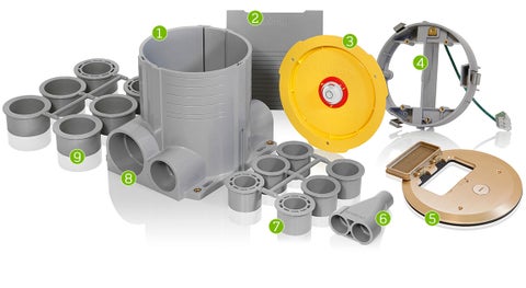 Concrete Floor Boxes | Commercial | Leviton