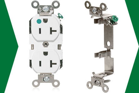 Straight Blade Receptacles | Commercial Switches | Leviton