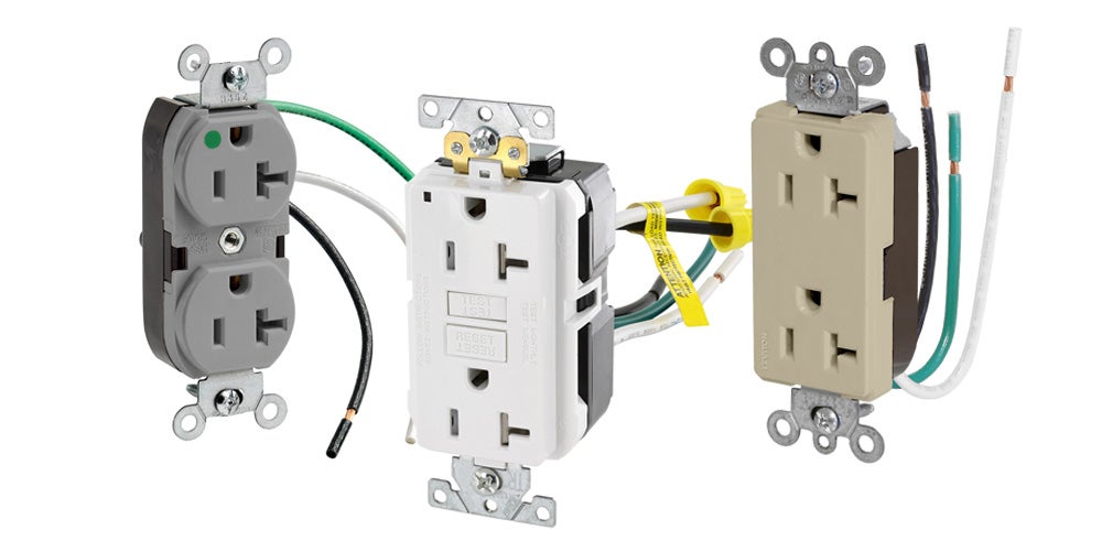 Straight Blade Receptacles | Commercial Switches | Leviton