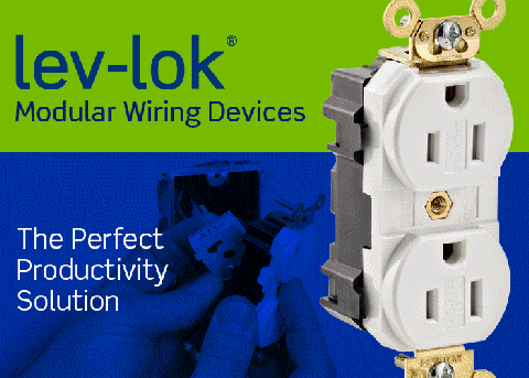 Lev-Lok Modular | Straight Blade Receptacles | Leviton
