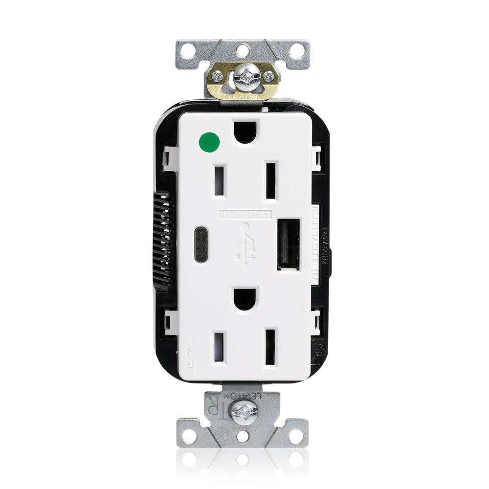 Lev-Lok Modular | Straight Blade Receptacles | Leviton