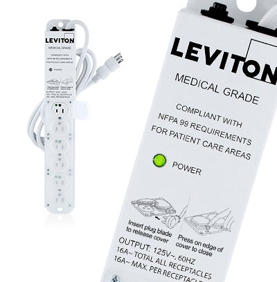 Medical Grade Power Strips by Leviton
