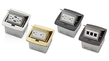 Pop-Up Floor Box Receptacles