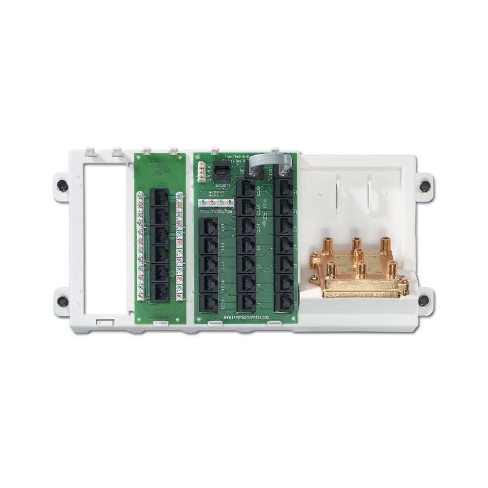 Voice, Data, and TV Panels | Leviton Connected Home