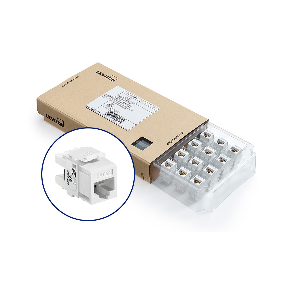 6110G-RW6 | EXTREME Cat 6A Jacks | Leviton Network Solutions | Products