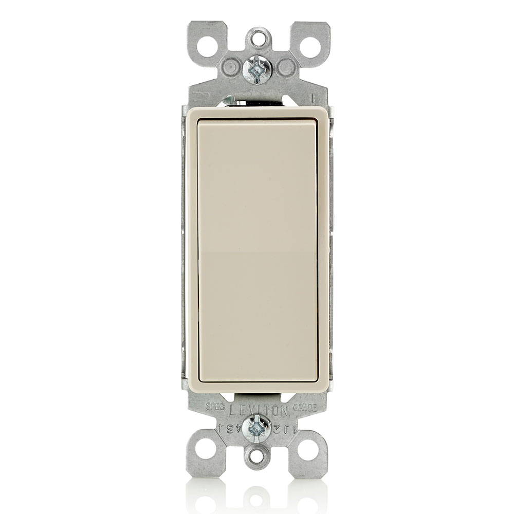 5603-2W - Decora Rocker 3-Way AC Quiet Switch in White - Leviton | Products