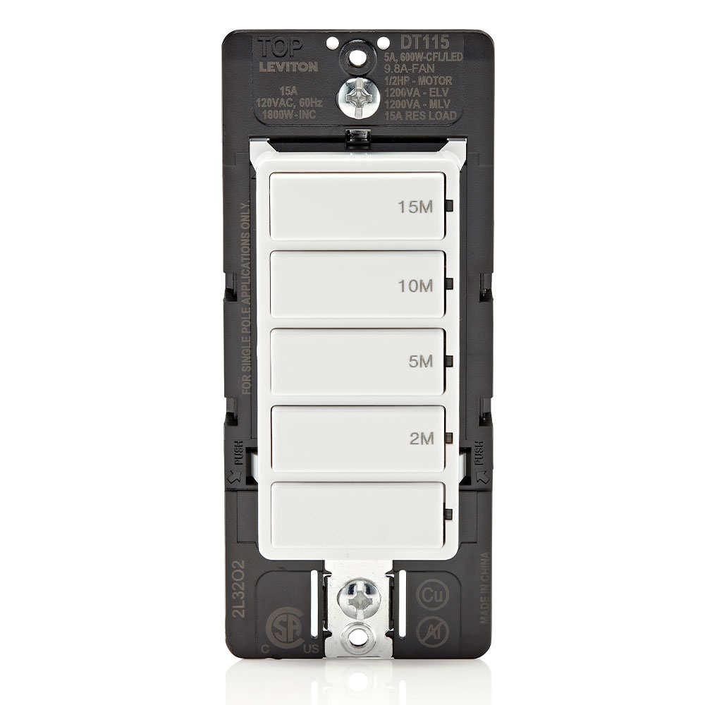 Decora In-Wall 60-Minute Countdown Timer Switch | DT260-1LW | Products