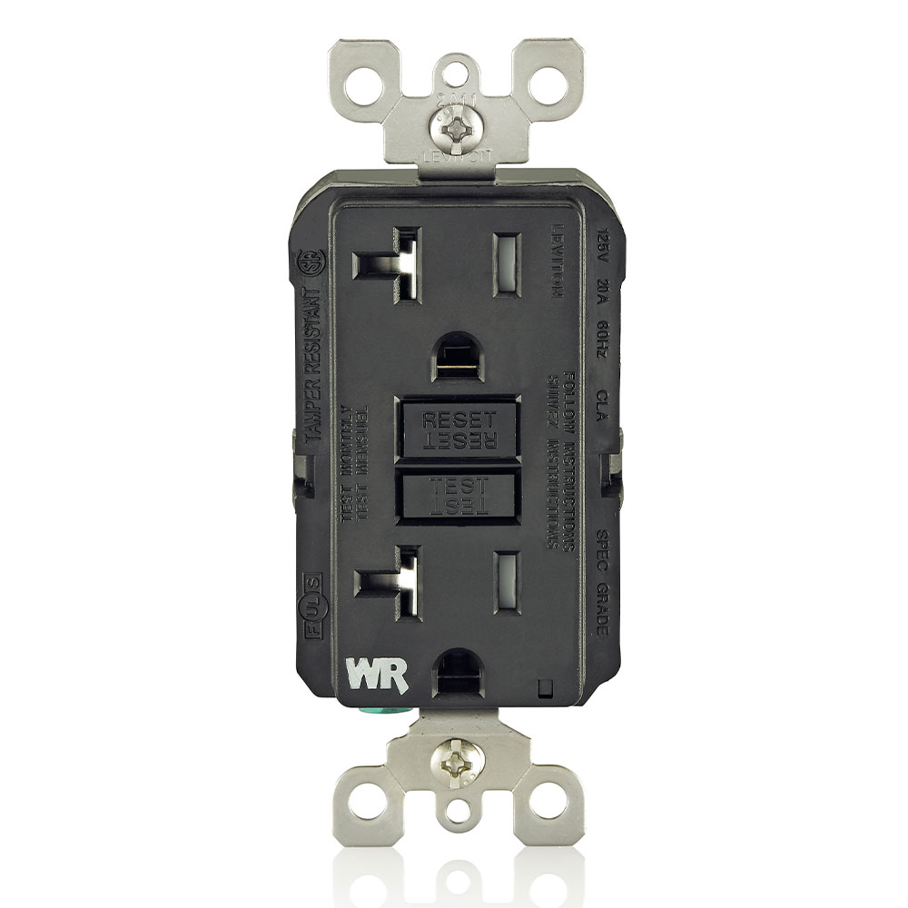 20 Amp GFCI Weather-Resistant and Tamper Resistant | GFWT2-I | Leviton ...