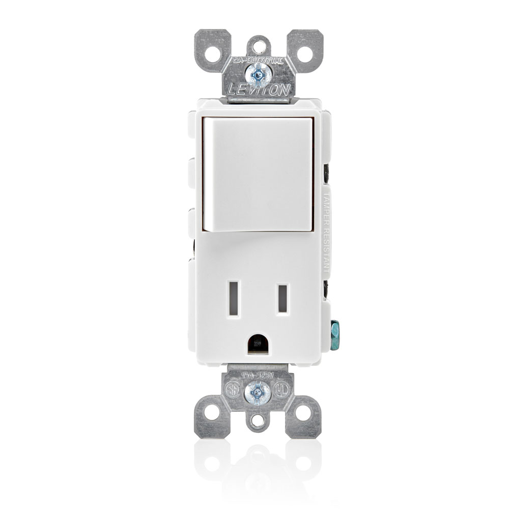 15 Amp Decora Single-Pole Switch/ Outlet Combination Device | T5625-T ...